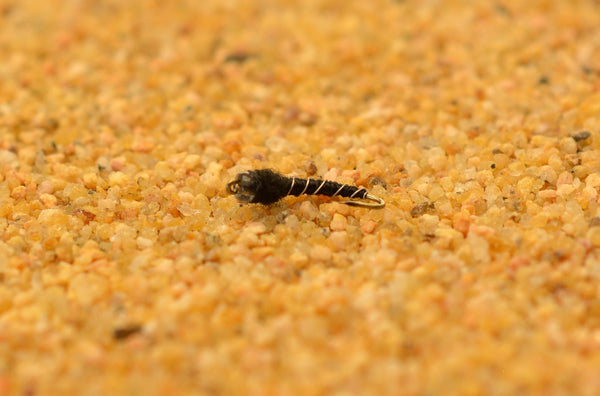 Mercury Black Beauty Glass Bead Midge – Region Fishing